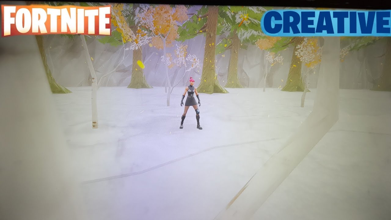 fortnite creative | how to make snow biome - YouTube