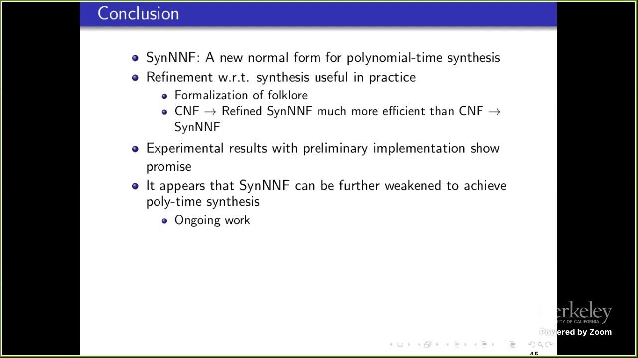 Knowledge Compilation for Boolean Functional Synthesis - YouTube