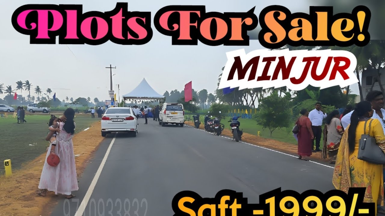 🌻 Minjur Plots For Sale 🌻 DTCP RERA Approvued 🌻 200 Mitrs PPR Road 🛣️ ...