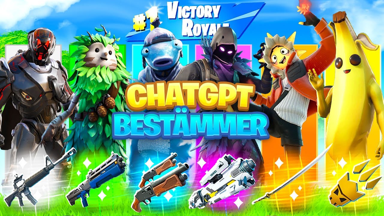 ChatGPT ai Bestämmer Mina Vapen i Fortnite - YouTube