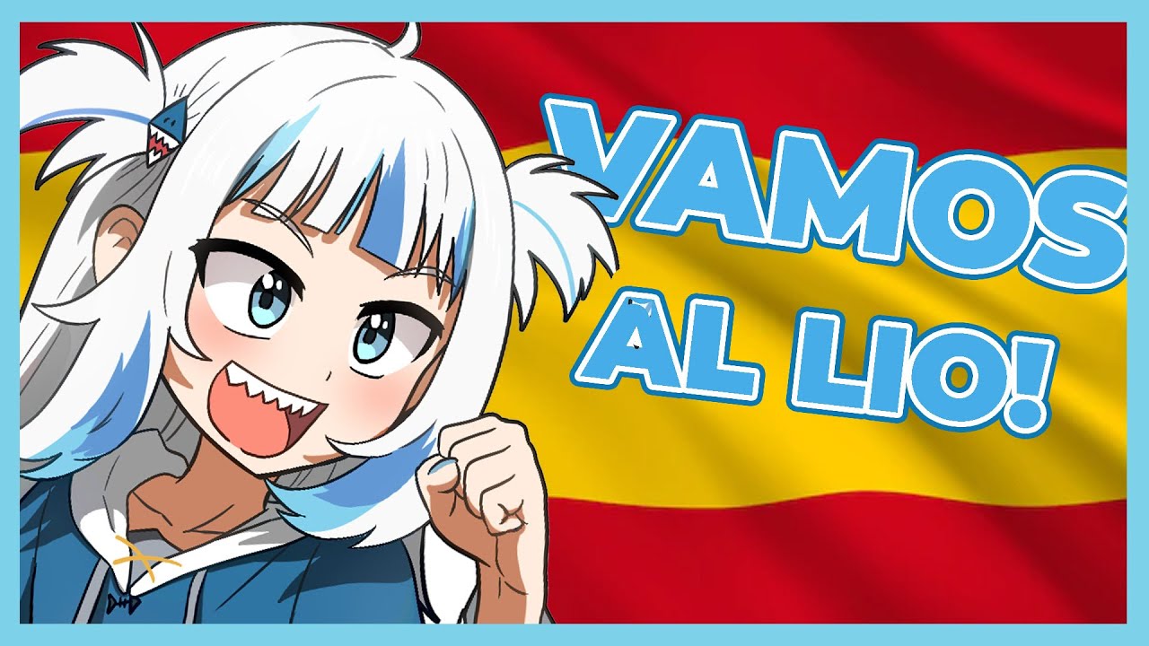 Gura habla un poquito de español [Hololive sub español] - YouTube