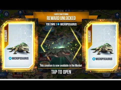 MICROPOSAURUS LEGENDARY REWARD II Jurassic World The Game II Dinosaurs ...