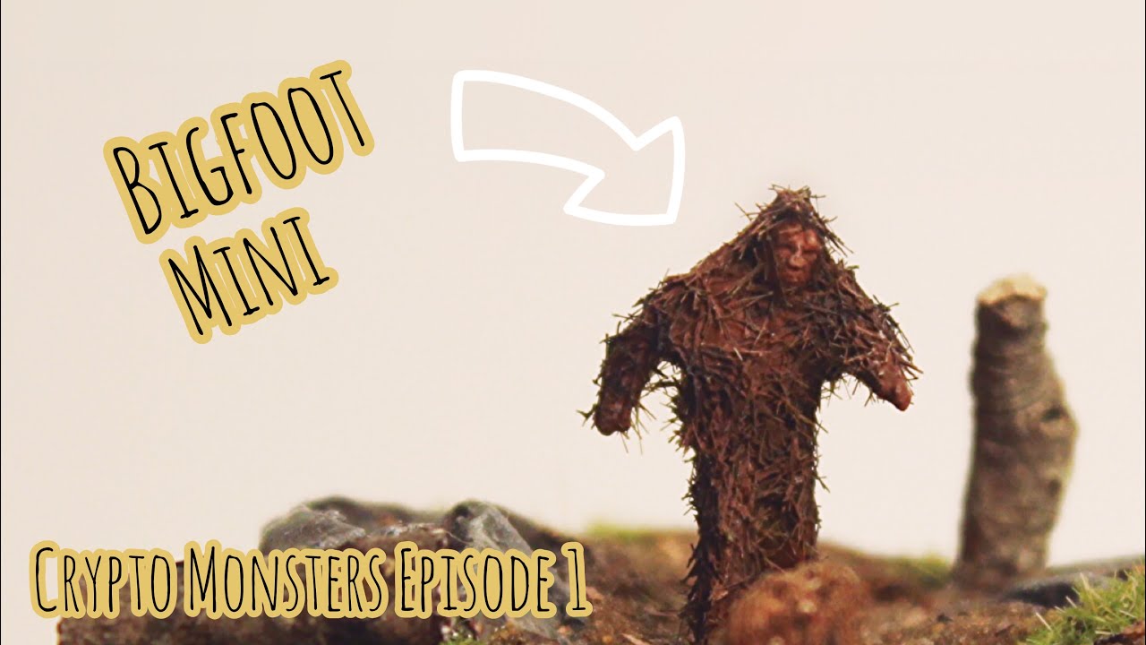 Easy to make BIGFOOT Diorama - YouTube