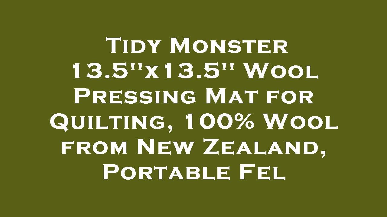 Tidy Monster 13.5''x13.5'' Wool Pressing Mat for Quilting, 100% Wool ...
