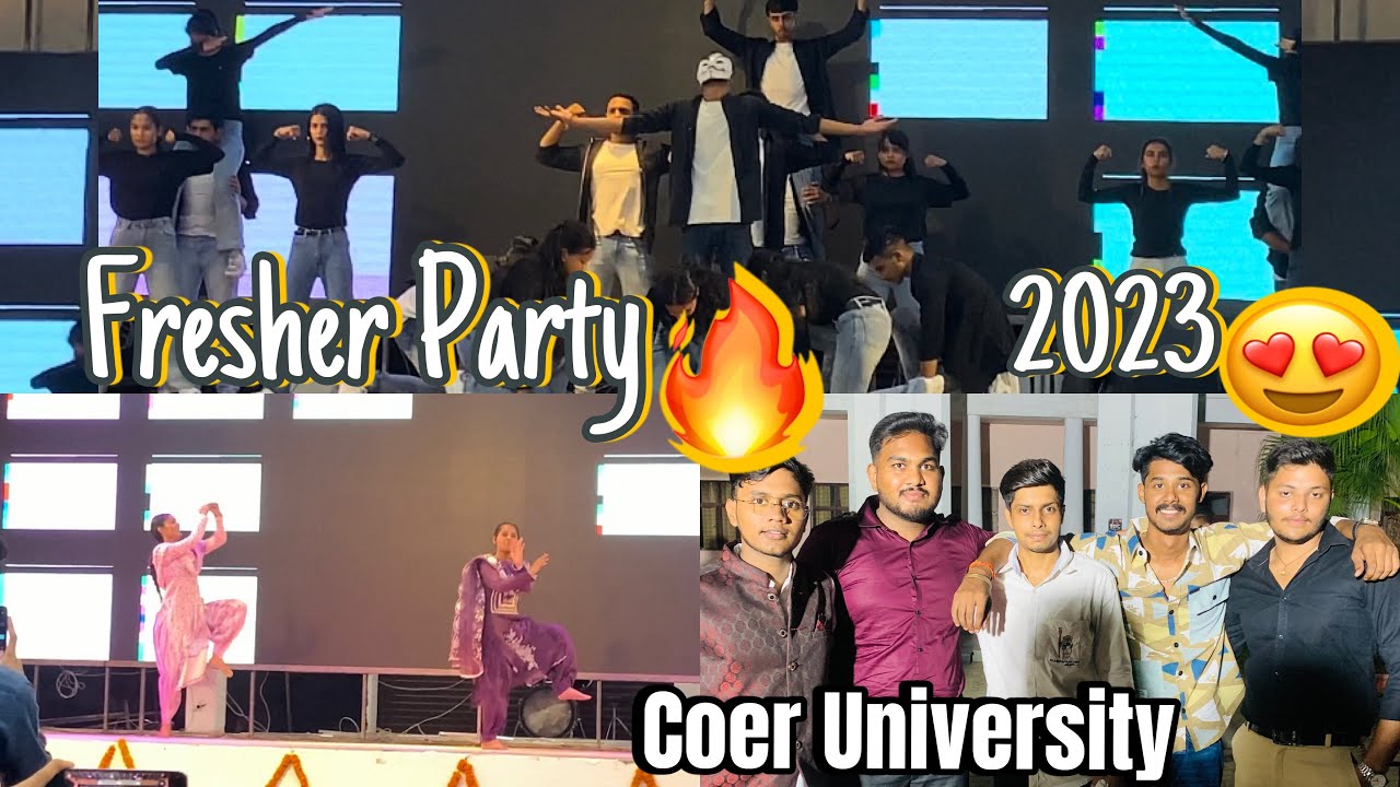 FRESHER Party Vlog🔥COER UNIVERSITY | Roorkee😍 - YouTube