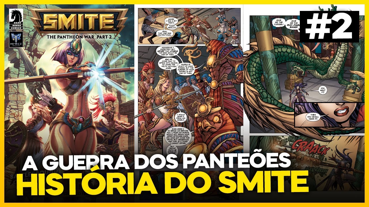 A História do SMITE #2 (SMITE LORE) - A GUERRA DOS PANTEÕES | PARTE - 2 ...