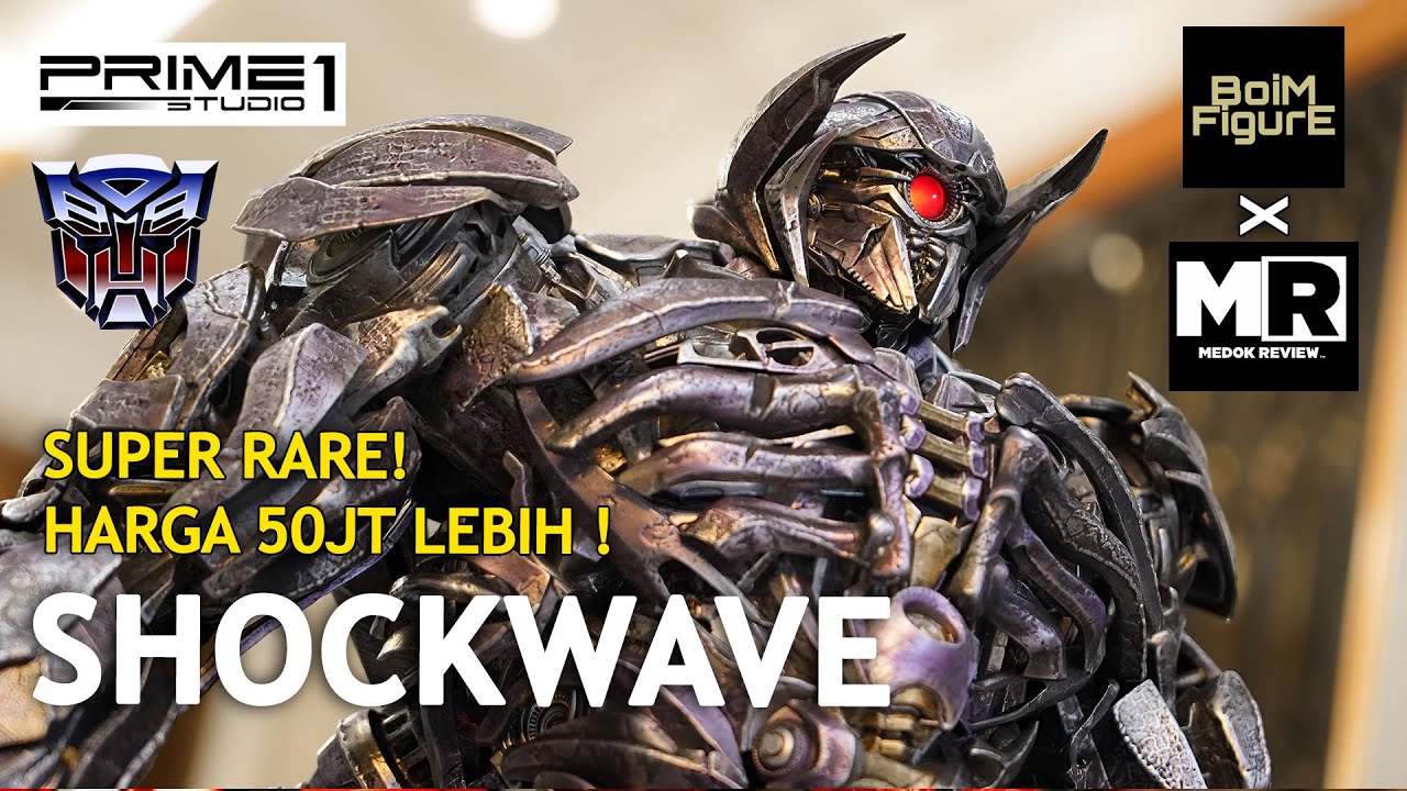 UNBOXING & REVIEW STATUE SHOCKWAVE - PRIME 1 STUDIO - YouTube