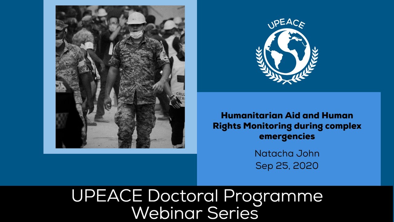 Webinar Humanitarian Aid and Human Rights Monitoring - YouTube