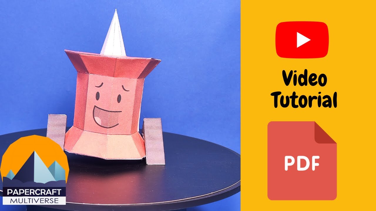 How to Make BFDI MechSuit Pin With Battery | Papercraft Tutorial | Easy ...