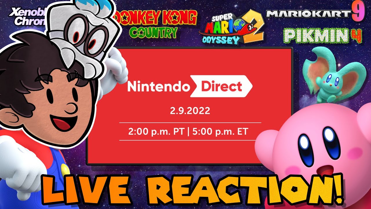 NINTENDO DIRECT LIVE! GIVE ME MARIO!!!! - YouTube