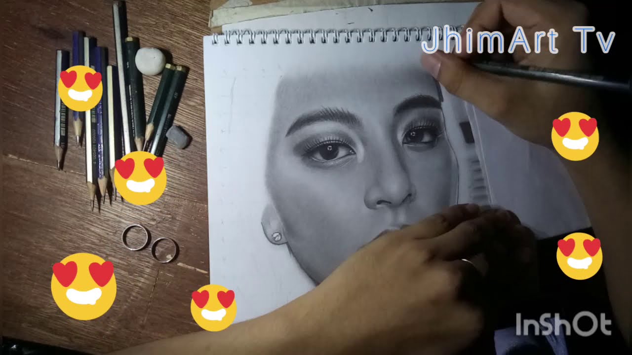 Gabbi Garcia Timelapse Portrait Drawing/ Realistic Drawing - YouTube
