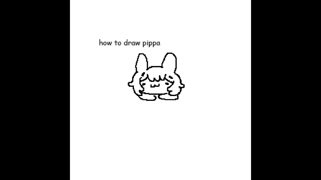how to draw pippa - YouTube