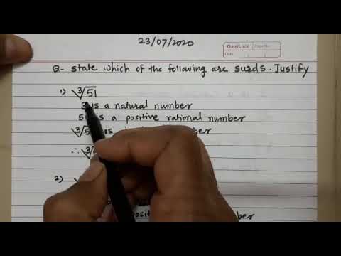 22 July 2020 Identify surds - YouTube