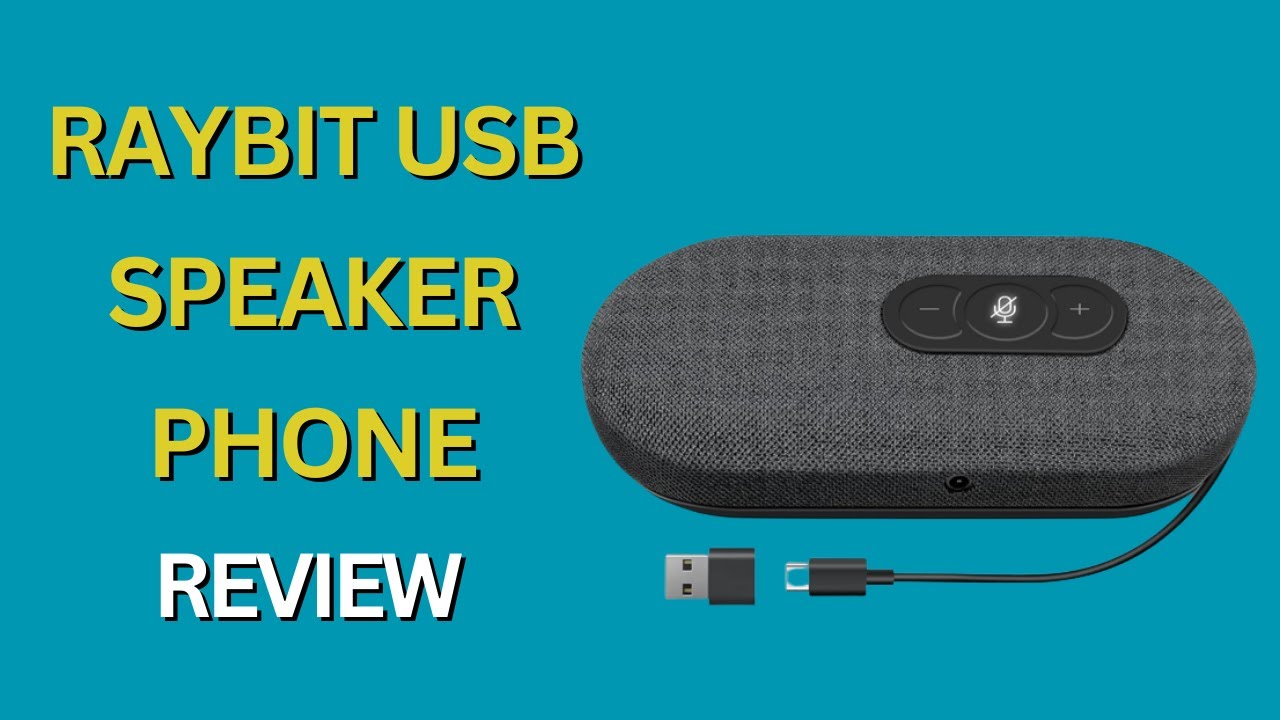 RayBit USB Speakerphone, Conference Computer Speakers with Microphone ...