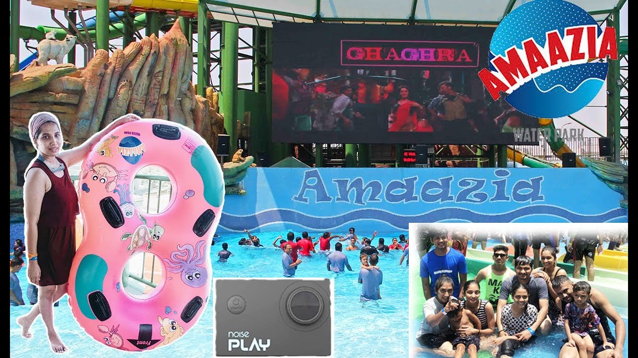 Amaazia Water Park 🌊 Vlog #Surat | Rides | Foods | Sweety Kaji - YouTube