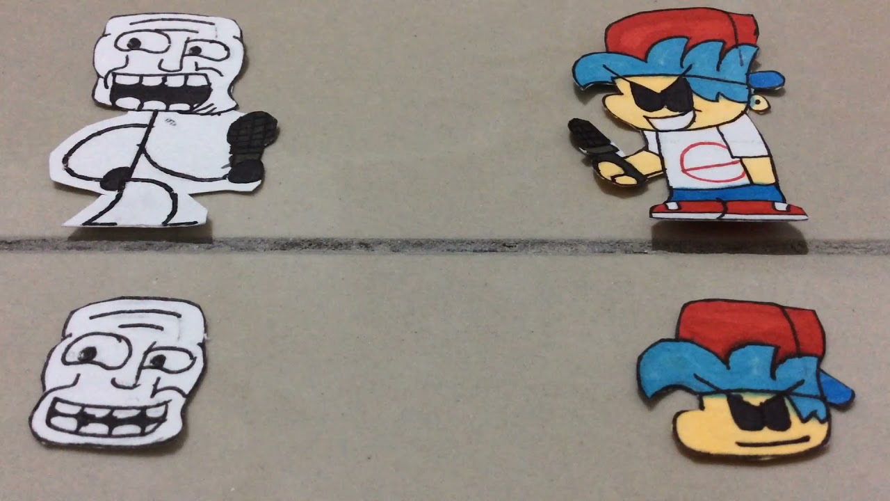 FNF Troll Face But I Redraw It. ( Trolling )1st Troll Song . - YouTube