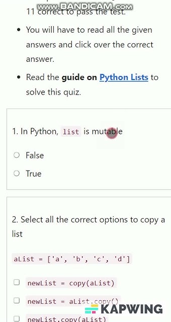 List Mutable or Immutable?? - YouTube