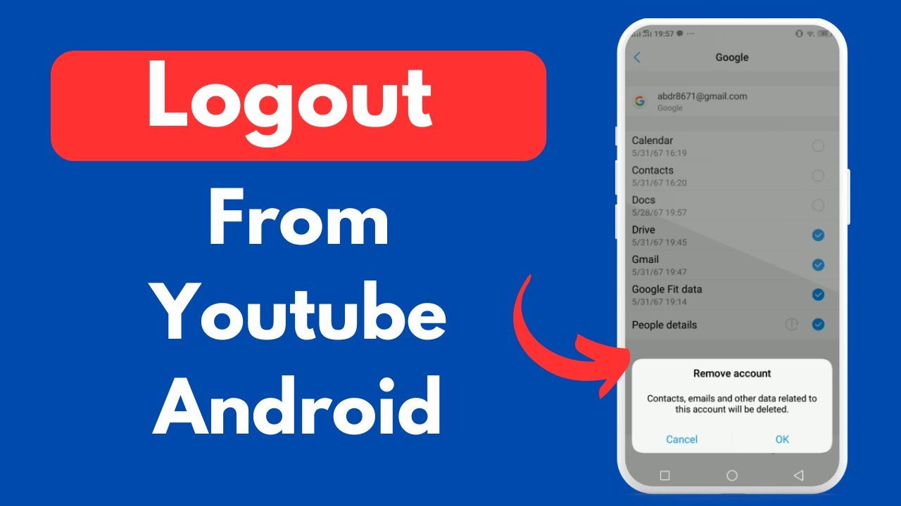 How to Logout From YouTube on Android (Quick & Simple) - YouTube