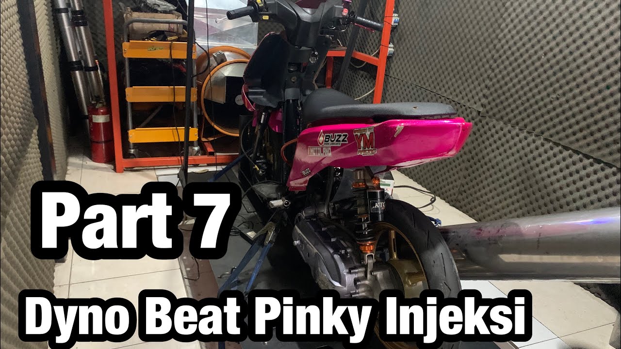 PART 7 BEAT PINK INJEKSI DI DYNO BACIPMOTO - YouTube