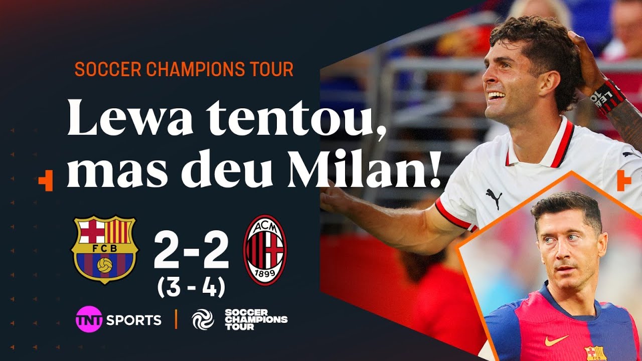 LEWANDOWSKI CRAVA DOIS, MAS MILAN VENCE NOS PÊNALTIS COM GOLEIRO ...