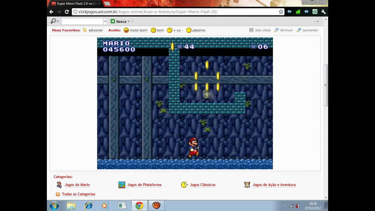 Super Mario Flash 2.0 - Level 2 - YouTube