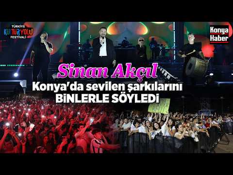 Sinan Akçıl, Konya'da sevilen şarkılarını binlerle söyledi | 19 Temmuz 2026 #konya #konyahaber