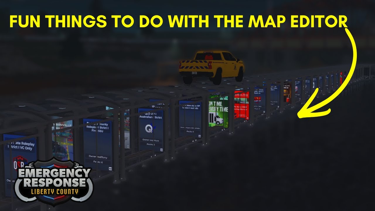 Fun things to do with the map editor! - ERLC - YouTube