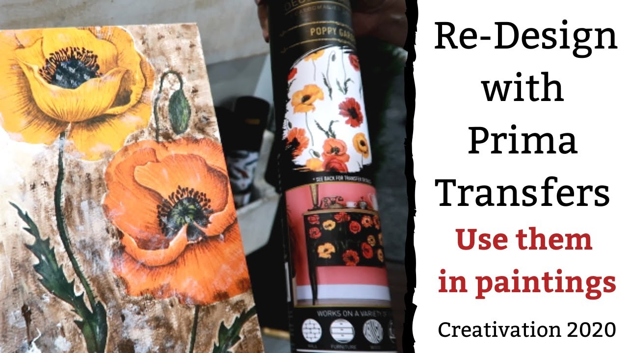 Re-design with Prima transfers - YouTube