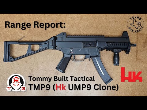 Range Report: Tommy Built Tactical TMP 9 SBR (Hk UMP 9 Clone) - YouTube