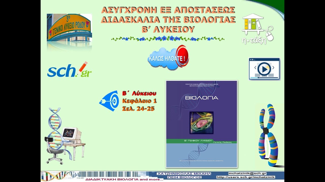 ΒΙΟΛΟΓΙΑ Β΄ ΛΥΚΕΙΟΥ, 1ο Κεφάλαιο - Ενότητα: Η δομή των πρωτεϊνών ...