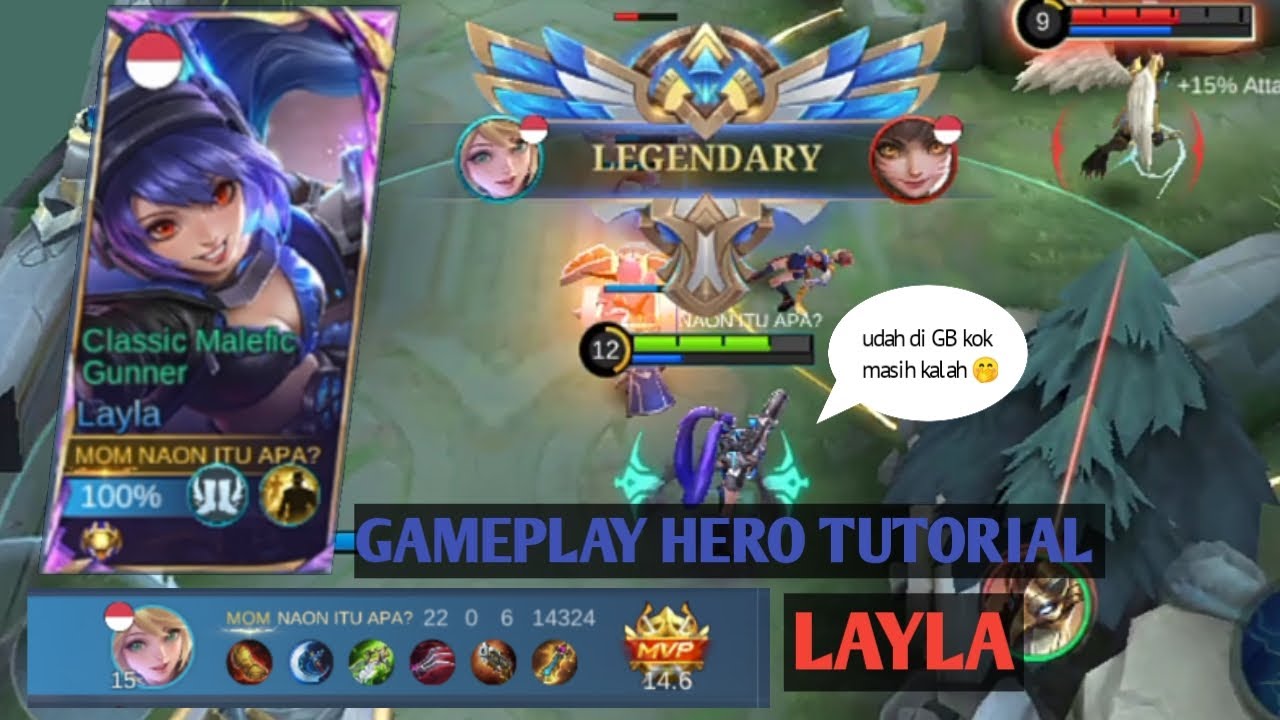 GAMEPLAY HERO TUTORIAL | LAYLA | MOBILE LEGENDS - YouTube