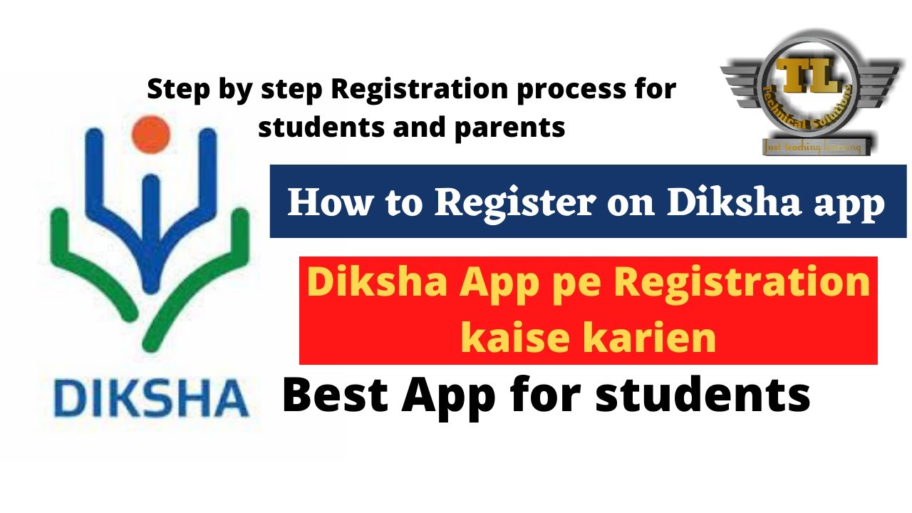 How to Register on Diksha App || Diksha Registration for Students ...