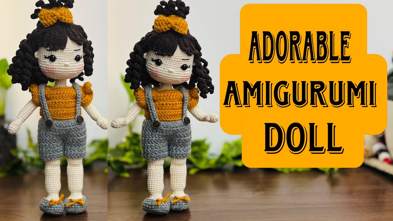 Adorable Amigurumi Doll – Step-by-Step Crochet Tutorial #crochetpattern ...