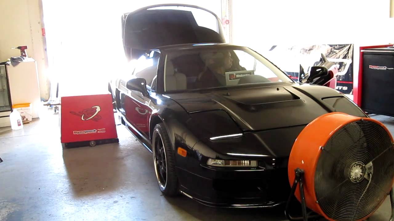 Bisimoto tuning of 363whp Automatic Acura NSX - YouTube