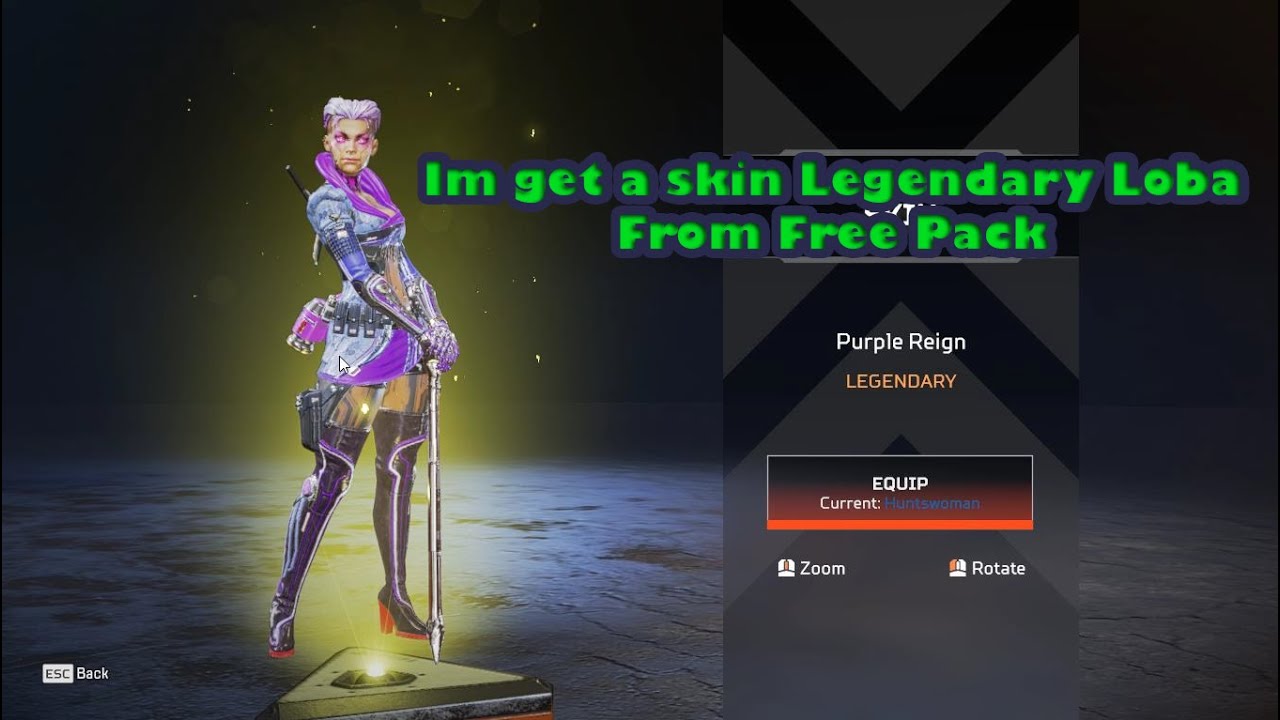 SKIN LOBA ( PURPLE REIGN ) IS SO THICC, I LIKE THIS! - Apex Legends ...