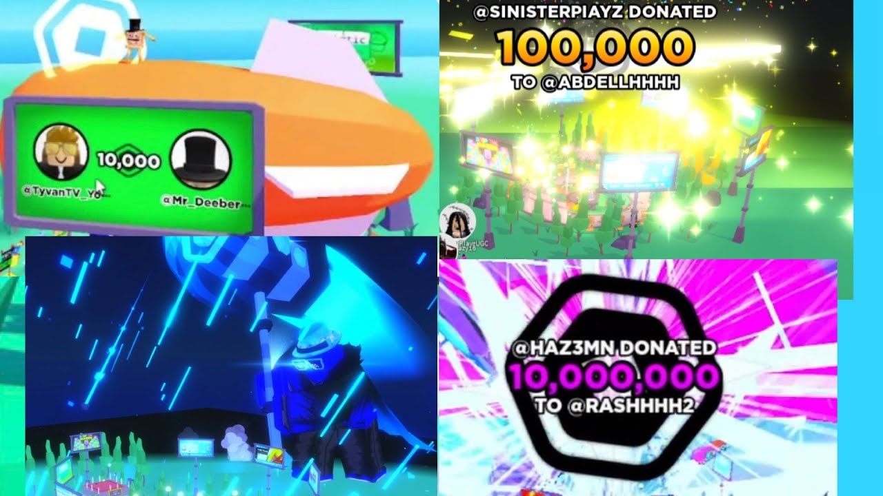 ALL PLS DONATE DONATION EFFECTS 1-10M (ROBLOX) - YouTube