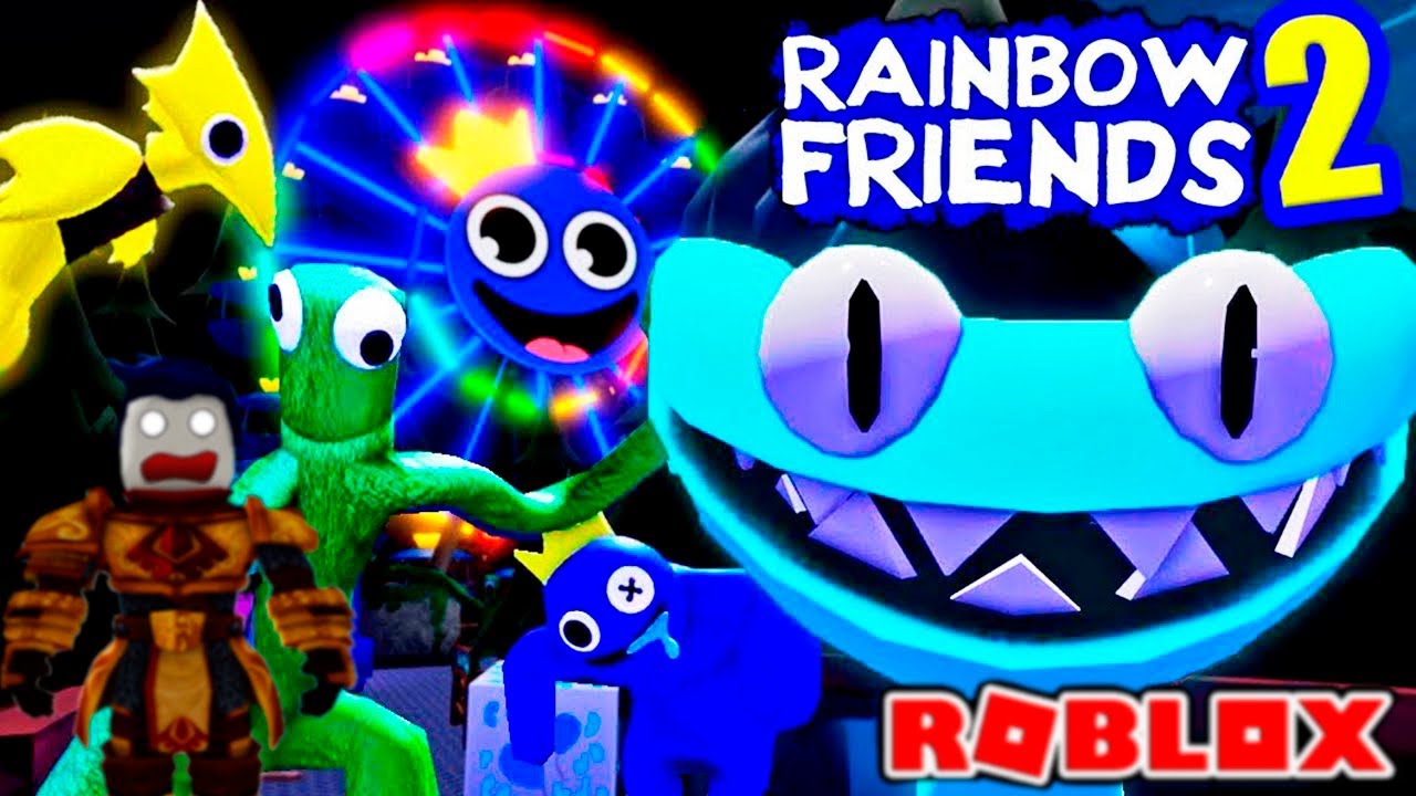 JUGANDO por PRIMERA VEZ los AMIGOS DE COLORES en ROBLOX - RAINBOW ...
