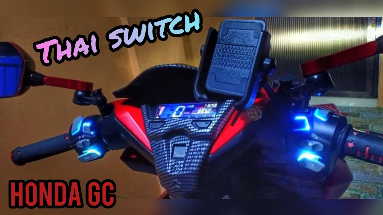 Honda Click GC Thai Switch Color Coding | Review | Water Test - YouTube
