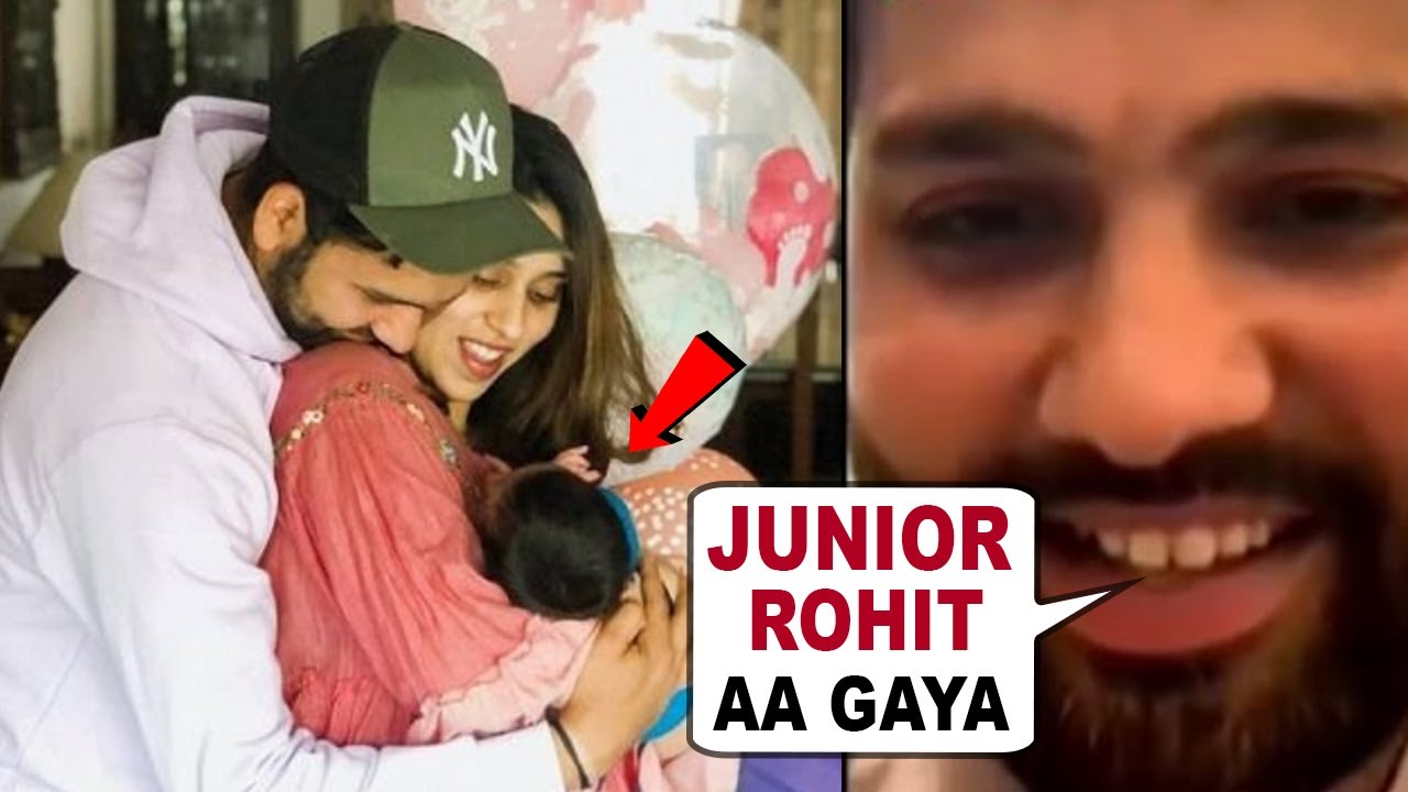 Rohit Sharma New Baby Boy Moment with Fans | Ritika Sajdeh gave birth ...