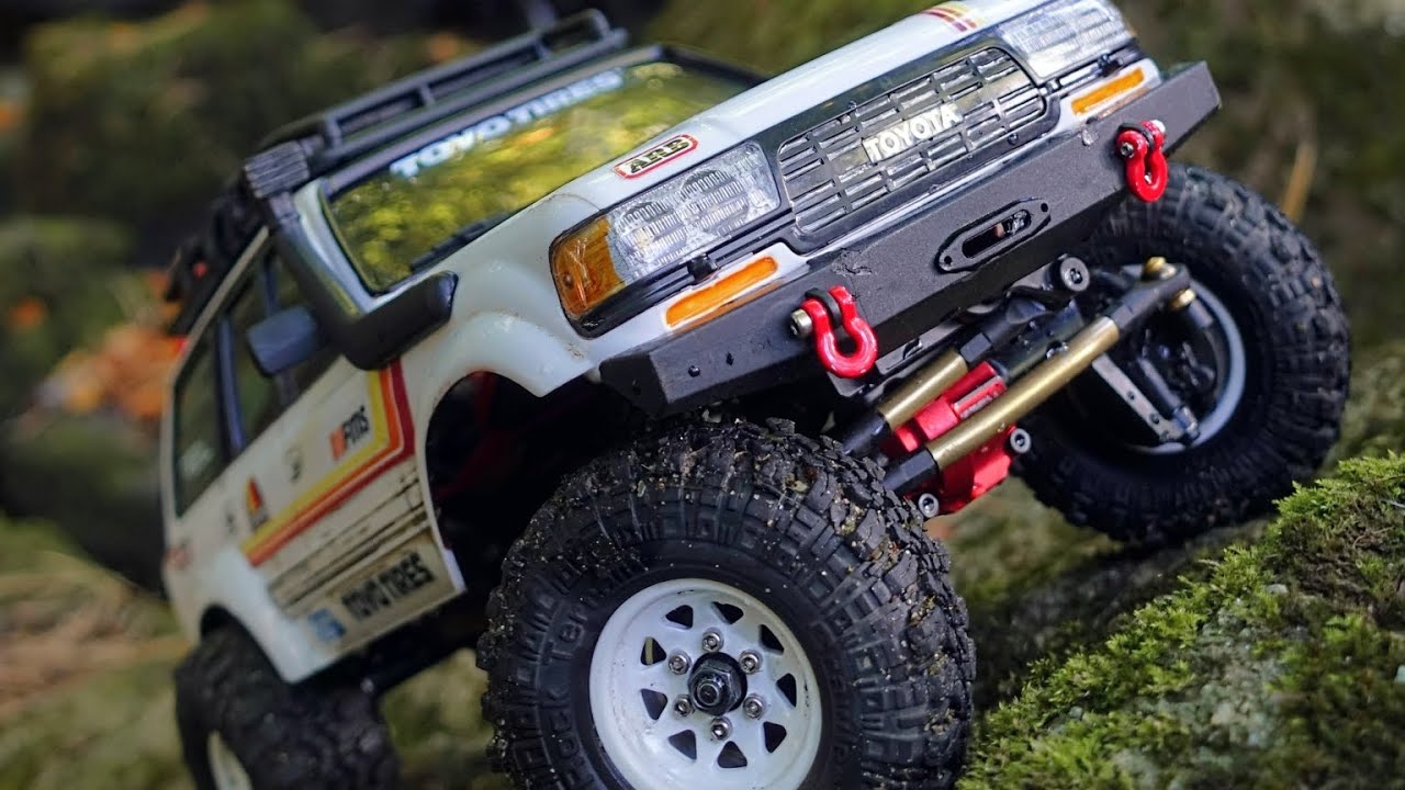 FMS FCX24 For trails, full of mods, carbon, brass, Treal, Furitek ...