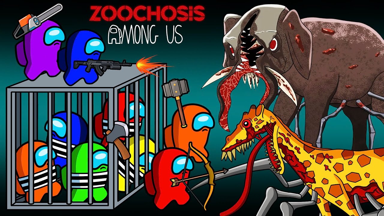 어몽어스 VS ALL BOSSES ZOOCHOISIS Characters | Among Us Animation - YouTube