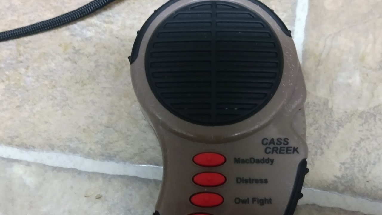 REVAMPED SERIES #4- CASS CREEK ERGO ELECTRONIC CROW CALL ( ORIGINALLY ...