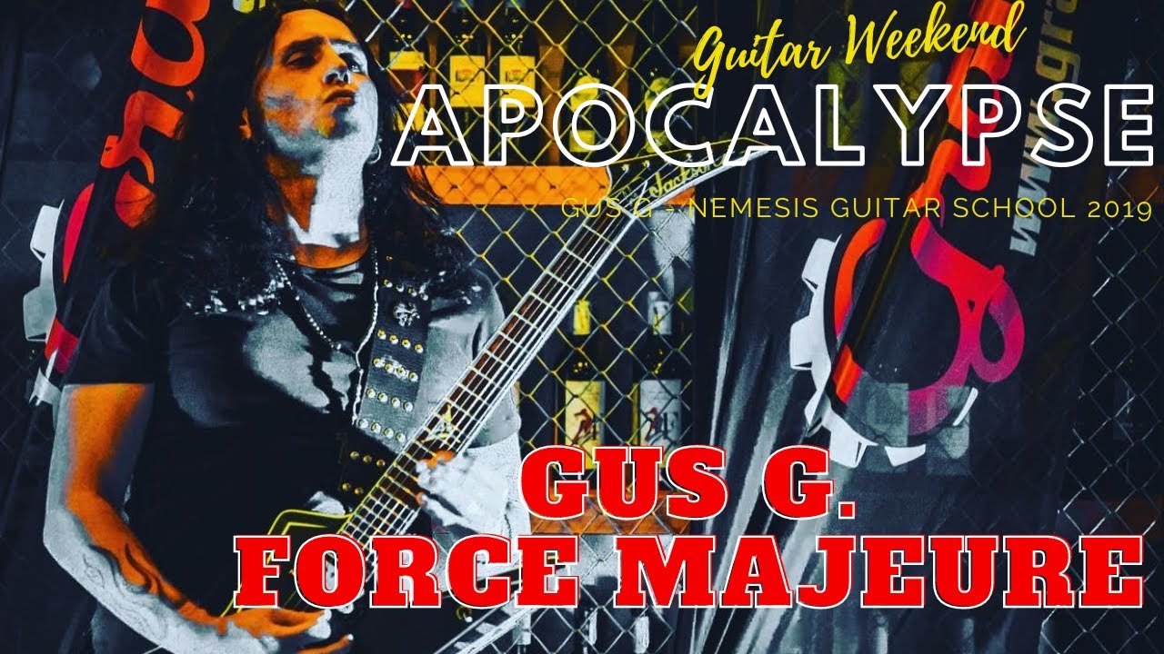 Gus G. ''Force Majeure'' Live - Guitar Weekend Apocalypse 2019 - YouTube
