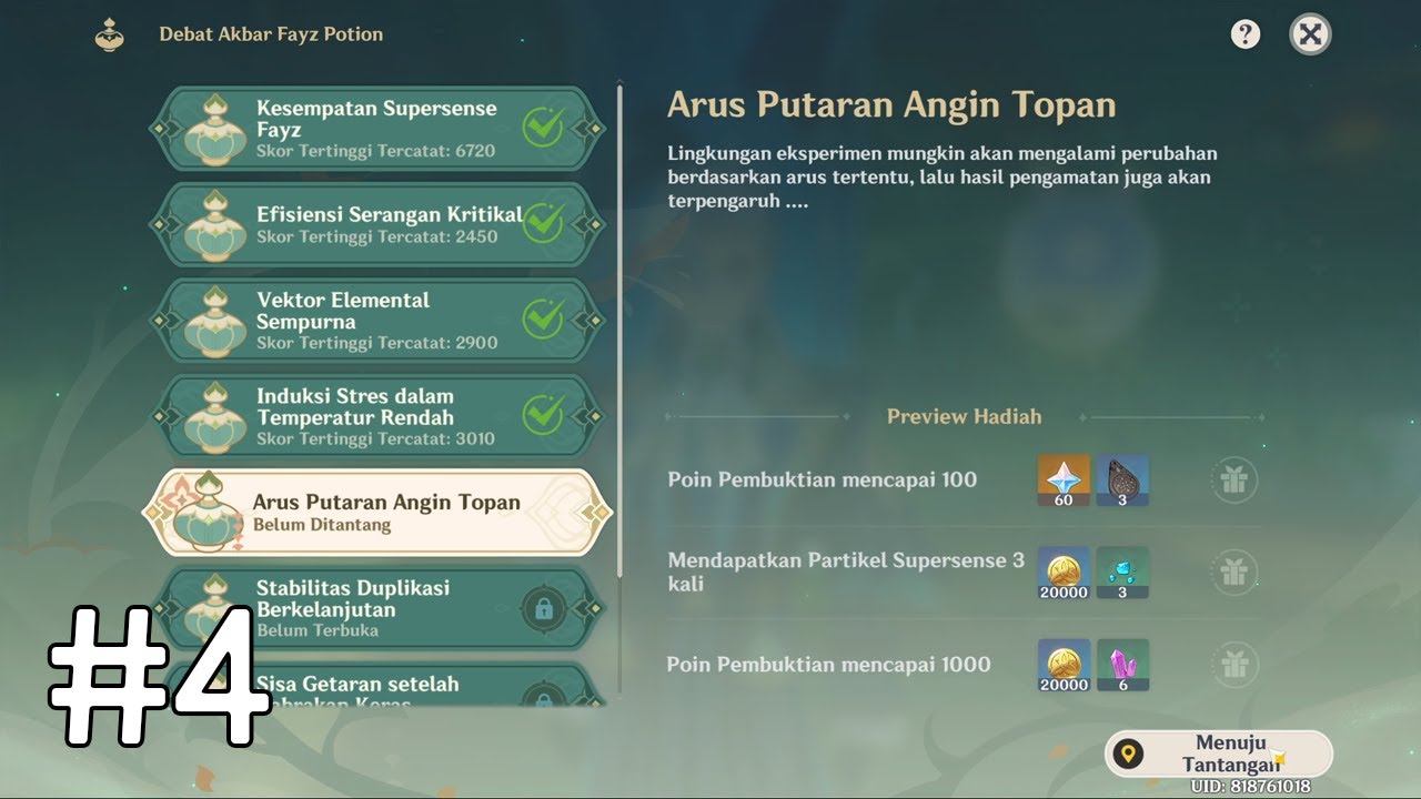 [ID] Event Debat Akbar Fayz Potion Hari Ke-4 | Arus Putaran Angin Topan ...
