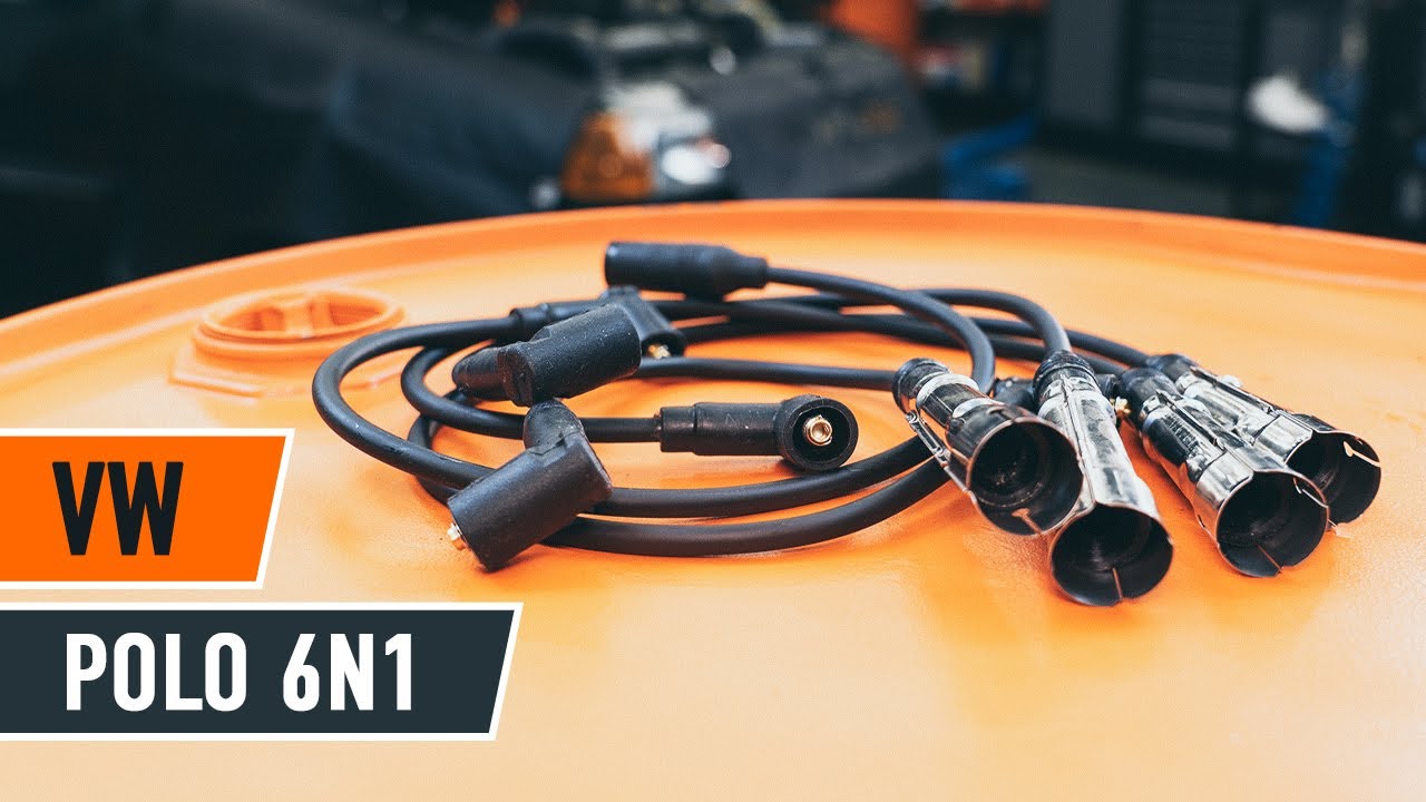 How to change ignition leads on VW POLO 6n1 [TUTORIAL AUTODOC] - YouTube