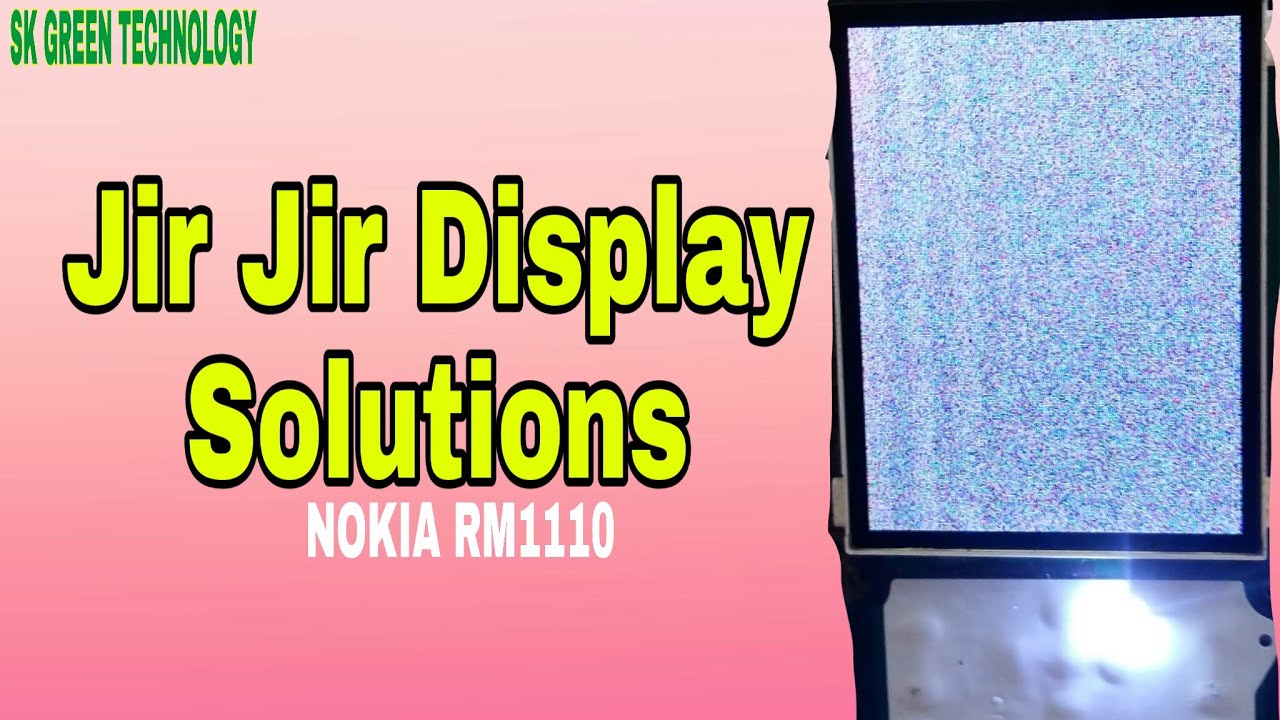 Display Jir Jir Solutions | HOW TO WHITE DISPLAY SOLUTION | NOKIA ...