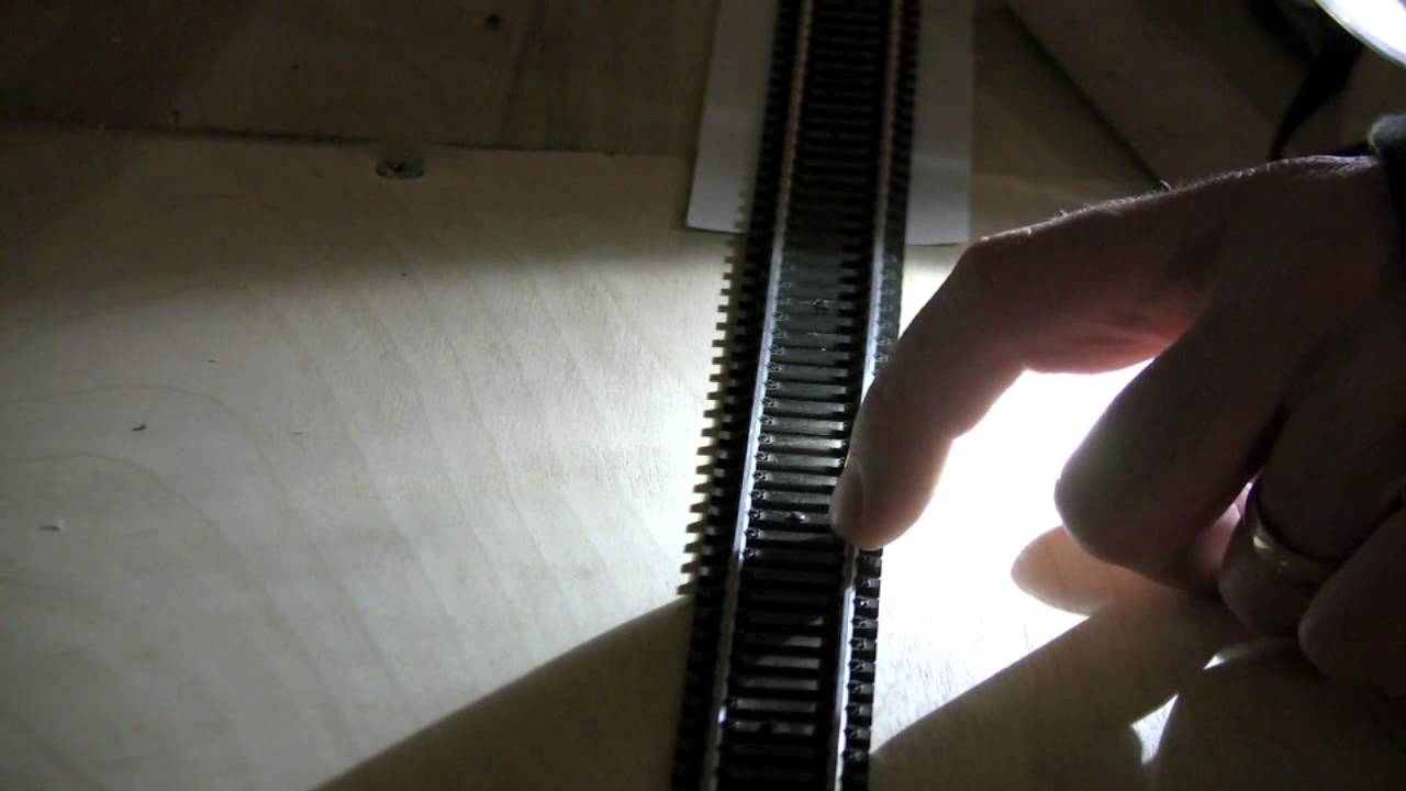 oorail.com | Removing Model Railway Track Pins - YouTube