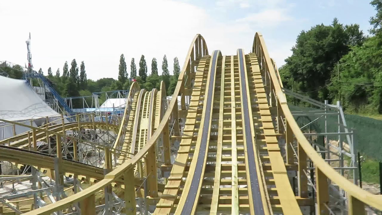 [Off/onride] Wood Express (The Gravity Group wooden coaster) - Parc Saint Paul | 01/07/2018 ...
