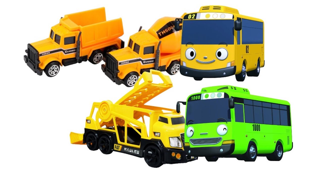 Bus Tayo Lani, Bus Tayo Rogoi dan Truck kuning - YouTube