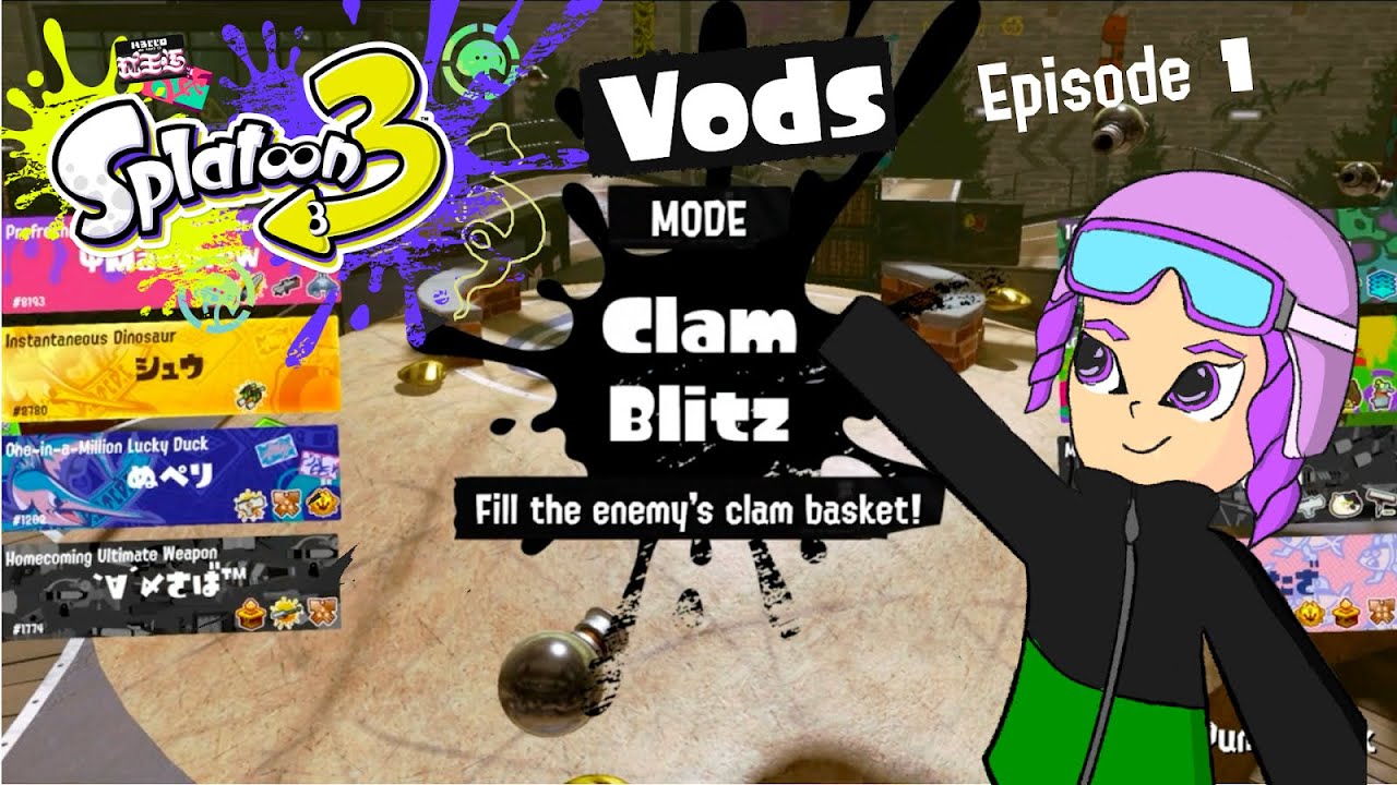 Splatoon 3 Vods Episode #1 | Matthew plays JP X Rank | Splatana Wiper ...